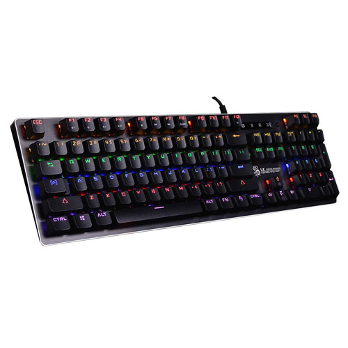 A4TECH Bloody B760 USB Full Light Strike Neon Backlit Gaming Keyboard ...